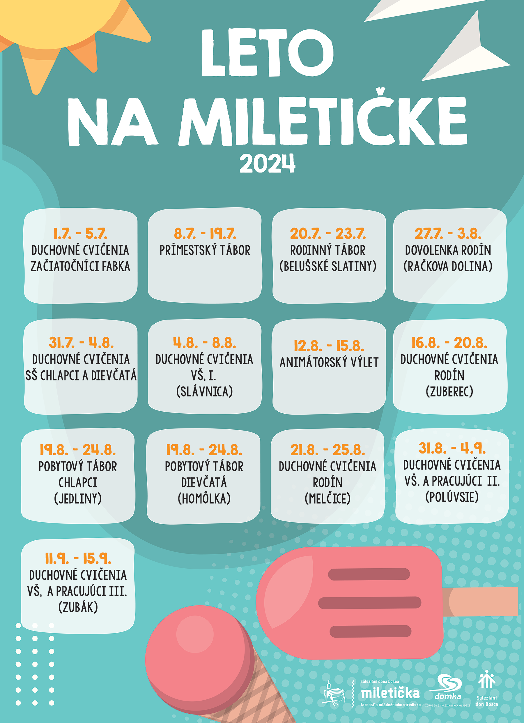 Leto 2024 Miletička Saleziáni Dona Bosca